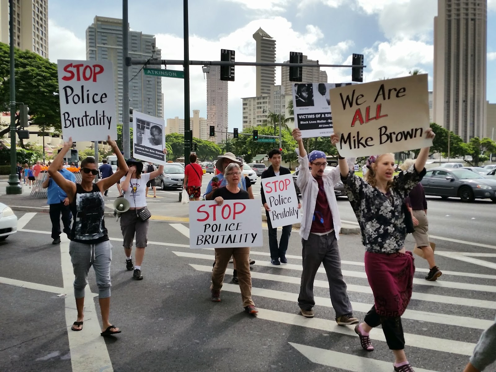 Stop Mass Incarceration Hawaii 2014: Action to Stop Police Brutality at ...